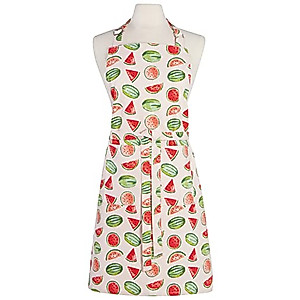 Now Designs Chef Apron, W28 x L32in, Watermelon