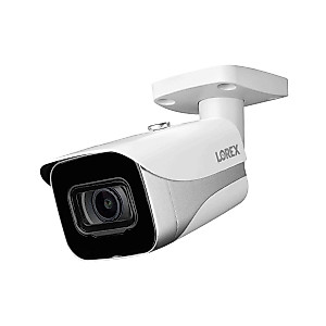 Lorex Indoor/Outdoor 4K Ultra HD Smart IP Security Add-On Metal Bullet Camera, 2.8mm, 130ft IR Night Vision, Color Night Vision