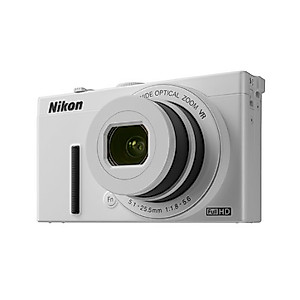 Nikon Coolpix P340 12.2 Mp Wi-fi Cmos Digital Camera with 5x Zoom Nikkor Lens and Full Hd 1080p Video (White)