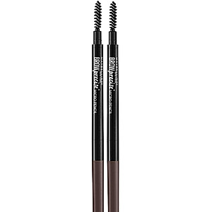Maybelline New York EyeStudio Brow Precise Shaping Pencil, Deep Brown [260] 0.02 oz (Pack of 2)
