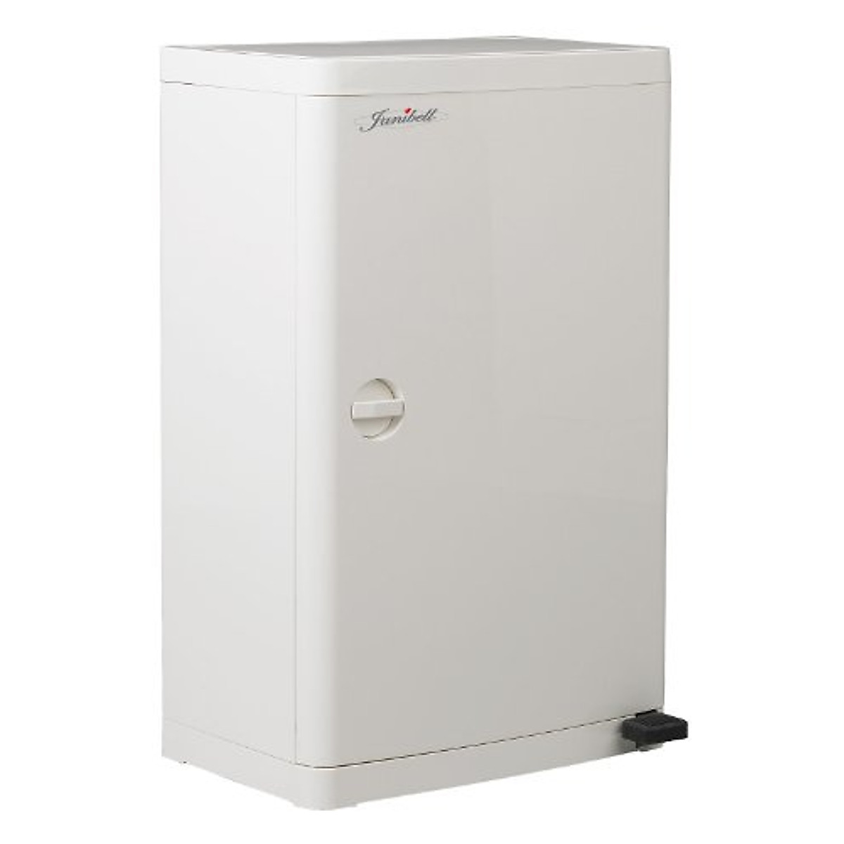 Janibell M450BW ABS 18-Gallon Hygienic Hands-Free Foot Pedal Operated Waste Disposal System, Rectangular, 11" Width x 17-3/4" Depth x 26-3/4" Height, White