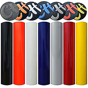 3D Puff Heat Transfer Vinyl Sheets 12"x 10" Foaming HTV Press Film Puffy Vinyl Iron on Vinyl for DIY T-Shirt Clothes Bag Pillow Textile Fabric (Assorted Color)