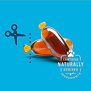 Free Form Snip Tips Omega-3 Fish Oil Liquid Supplement for Medium & Large Dogs, 250 Count