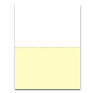 NextDayLabels - Pack of 500 Sheets 8-1/2 x 11" 2 Part Perforated Paper, Great for Invoices, Receipt, Statement etc. (White/Yellow)