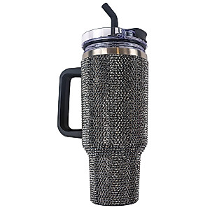 Simply Southern Stylish, Durable, and Southern-Charm Packed 40 oz Tumbler-Black Sequin