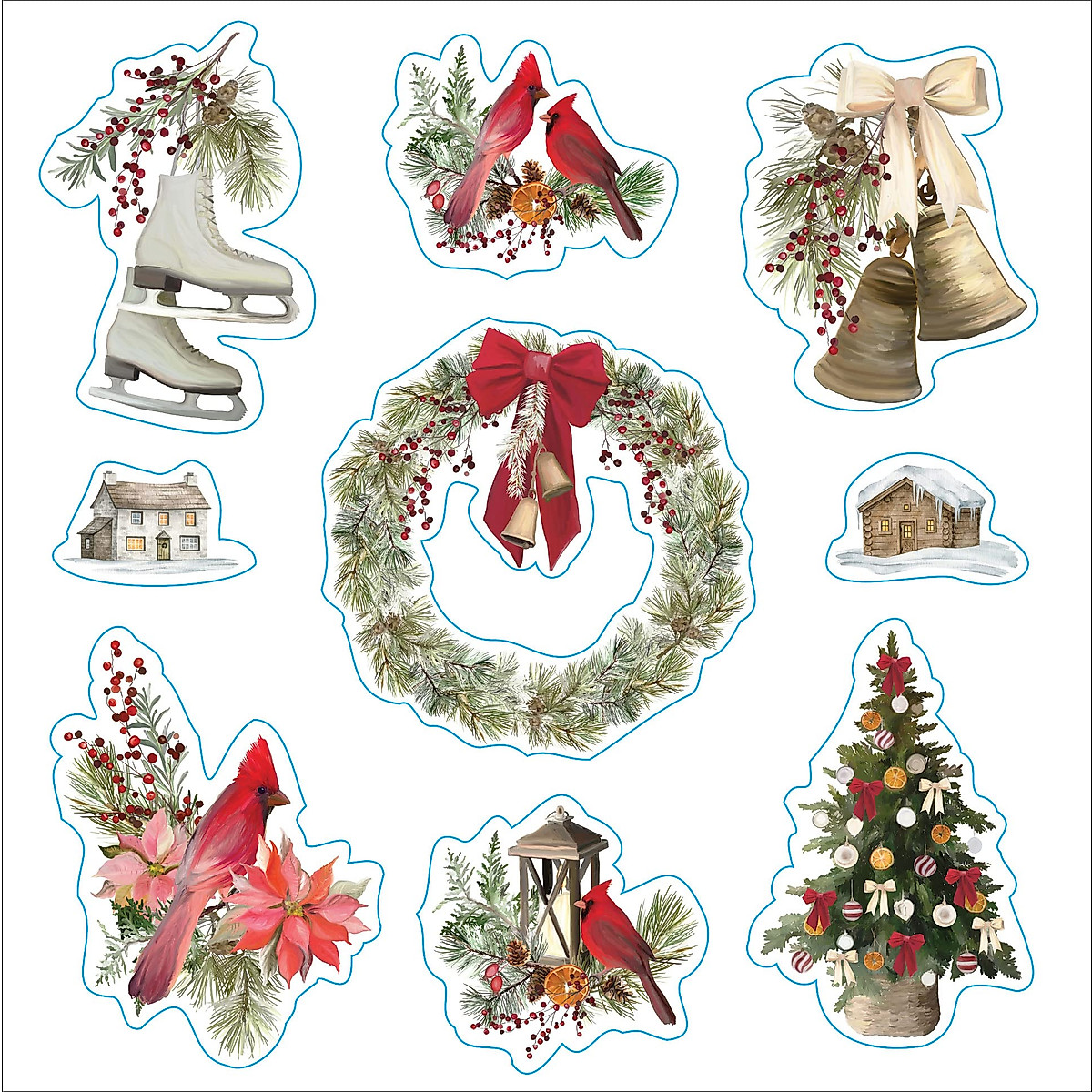 Merry & Bright Christmas! A Festive Sticker Book (over 500 holiday stickers!)