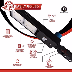 42,000 Lumen - 300 watt NextGen III LED Shoebox Lights - Dimmable - NO Photocell - Bronze - Slip FIT Mount - 10KV Surge