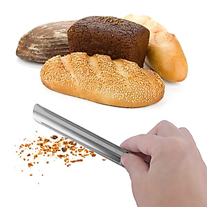 Abeillo Crumb Sweeper-Table Crumb Sweepers Bread Crumber for Servers, Stainless Steel Table Crumbers for Tablecloth in Restaurants and Homes, Small Desk Cleaning Tool