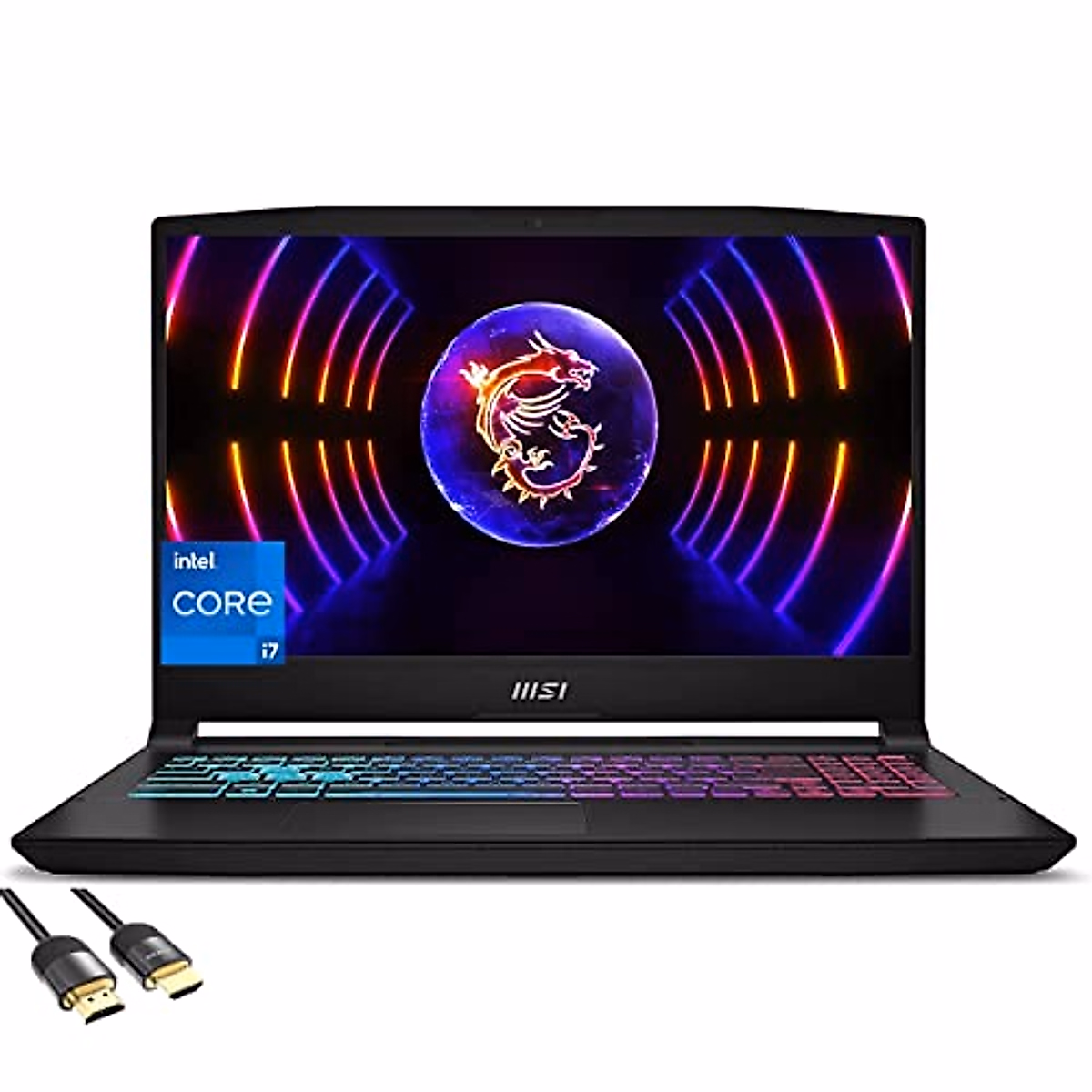 MSI Katana 15 Gaming Laptop,15.6'' FHD IPS 144Hz,13th Gen Intel 10-Core i7-13620H,RTX 4070,64GB DDR5,2TB PCIe SSD,TB 4,USB-C,WiFi 6,Cooler Boost 5,RGB Backlit,SPS HDMI 2.1 Cable,Win 11 (‎ B13VGK)