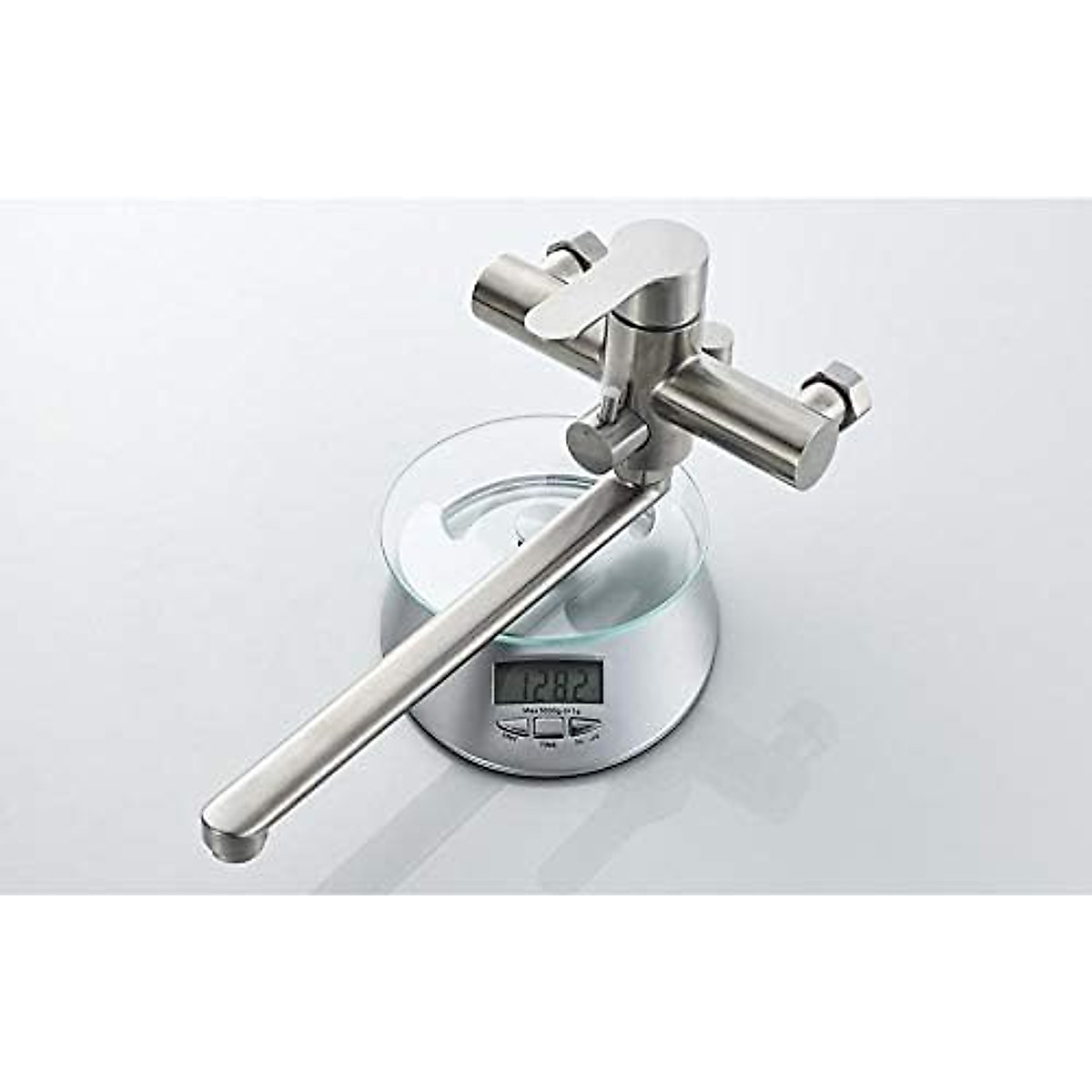 TECKI Kitchen Taps Bath Shower Faucets Set Bathtub Faucet Water Mixer Crane Tap With Hand Shower Stainless Steel Bathroom Faucets