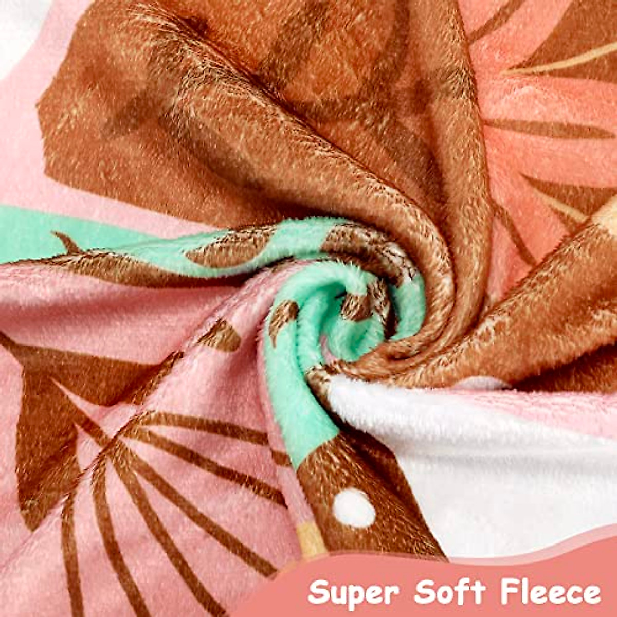 Eunikroko Boho Baby Blanket Butterfly Monthly Milestone Bohemian Floral Girl Photo Prop Sage Green and Pink Blanket Ideas for Baby Stuff Shower Newborn Decorations Nursery Gift Decor Expecting Mom