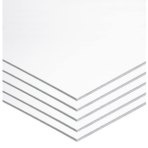 UCreate Foam Board, White, 22" x 28", 5 Sheets