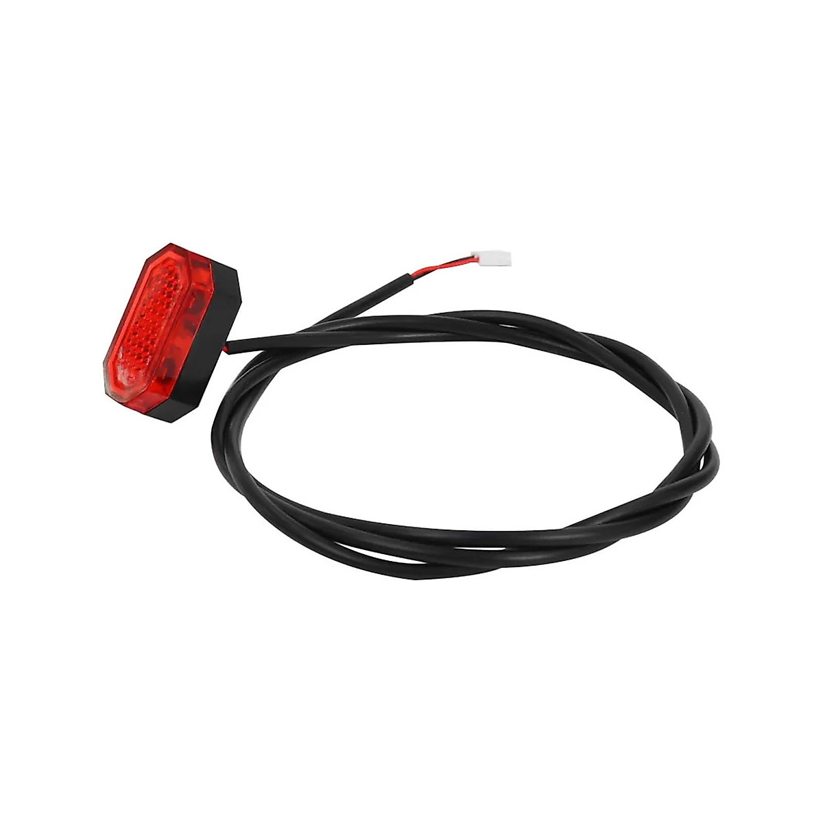 PRIMUZ Electric Scooter Rear Mudguard Bracket Tail Light Compatible with 4 Screws Fender Rubber Cap Set Compatible with 4 Holes E-Scooter Fenders Accessories (Color : White Set)