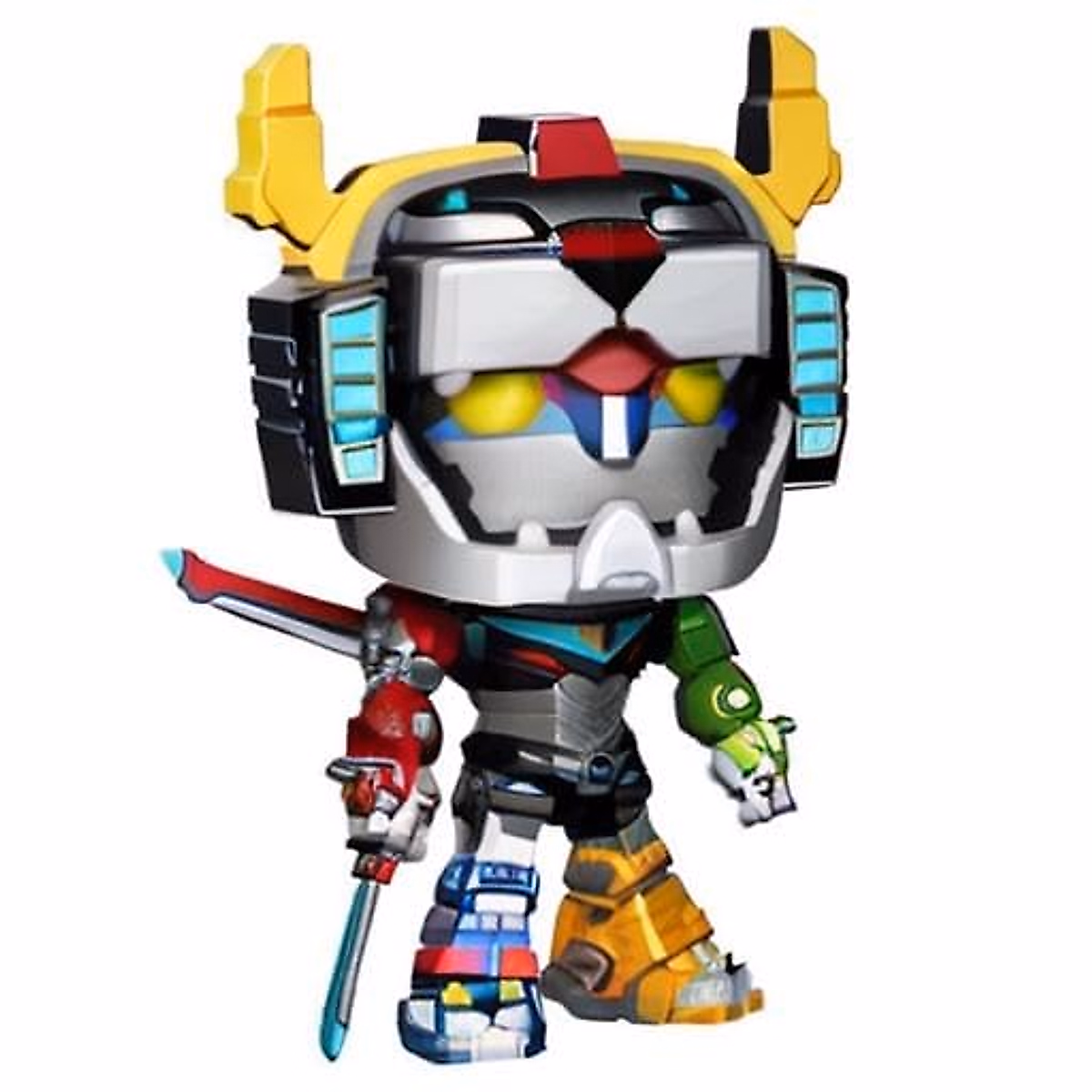 Funko 37975 Pop! Animation: Voltron6 Metallic Voltron Amazon Exclusive, Multicolor