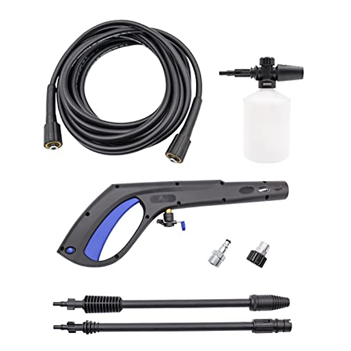 AR Blue Clean, PW909100K, Universal Electric Power Washer Replacement Accessory Kit with Gun, Lance, Hose and Foam cannon