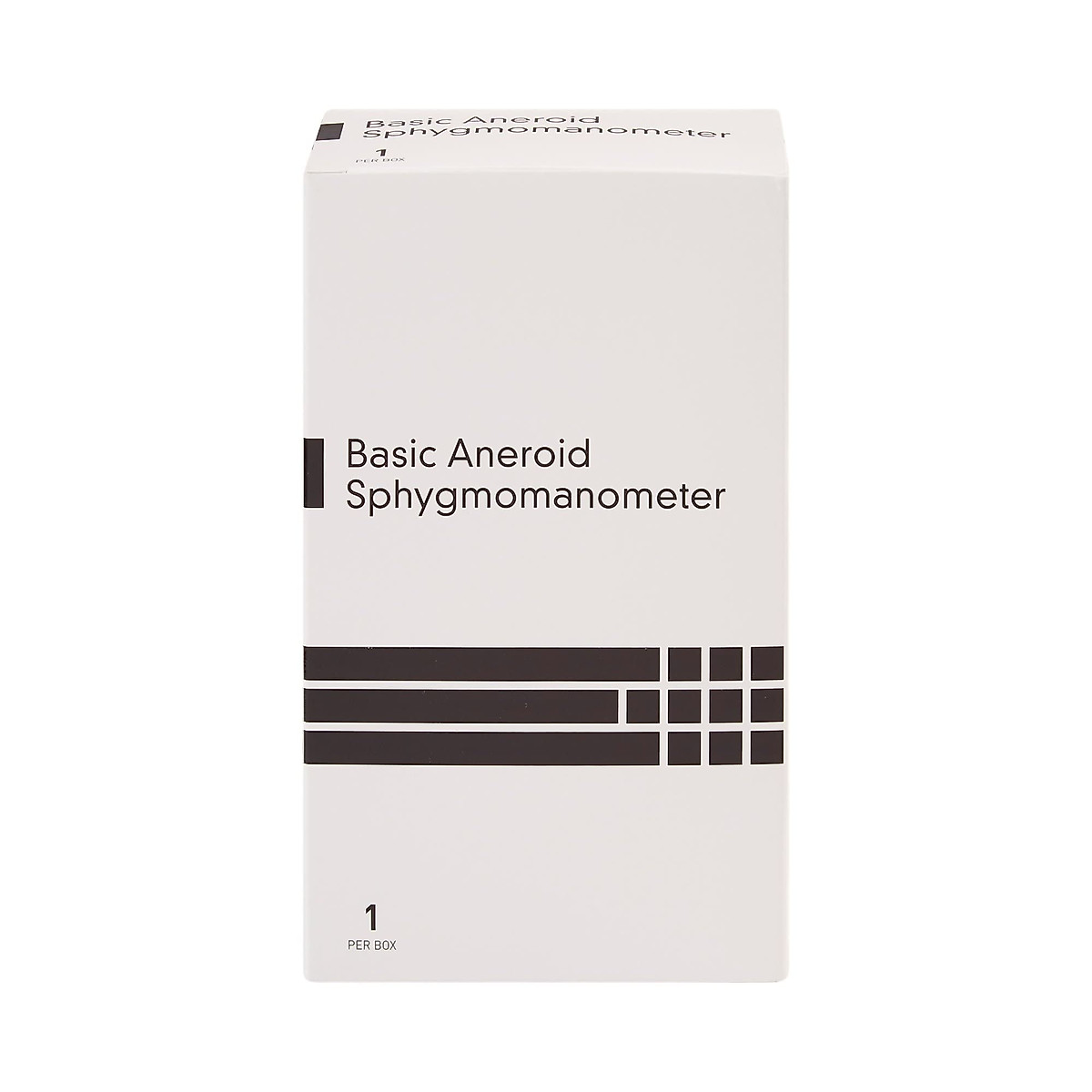 McKesson Basic Pocket Aneroid Sphygmomanometer - Blood Pressure Gauge and Cuff, 2 Tubes, for Adults, Navy Blue - Large Cuff, 34 cm to 50 cm, 21.6 in Long Tubes, 1 Count