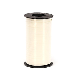 Berwick 1 86 Splendorette Crimped Curling Ribbon, 3/16-Inch Wide by 500-Yard Spool, Ivory
