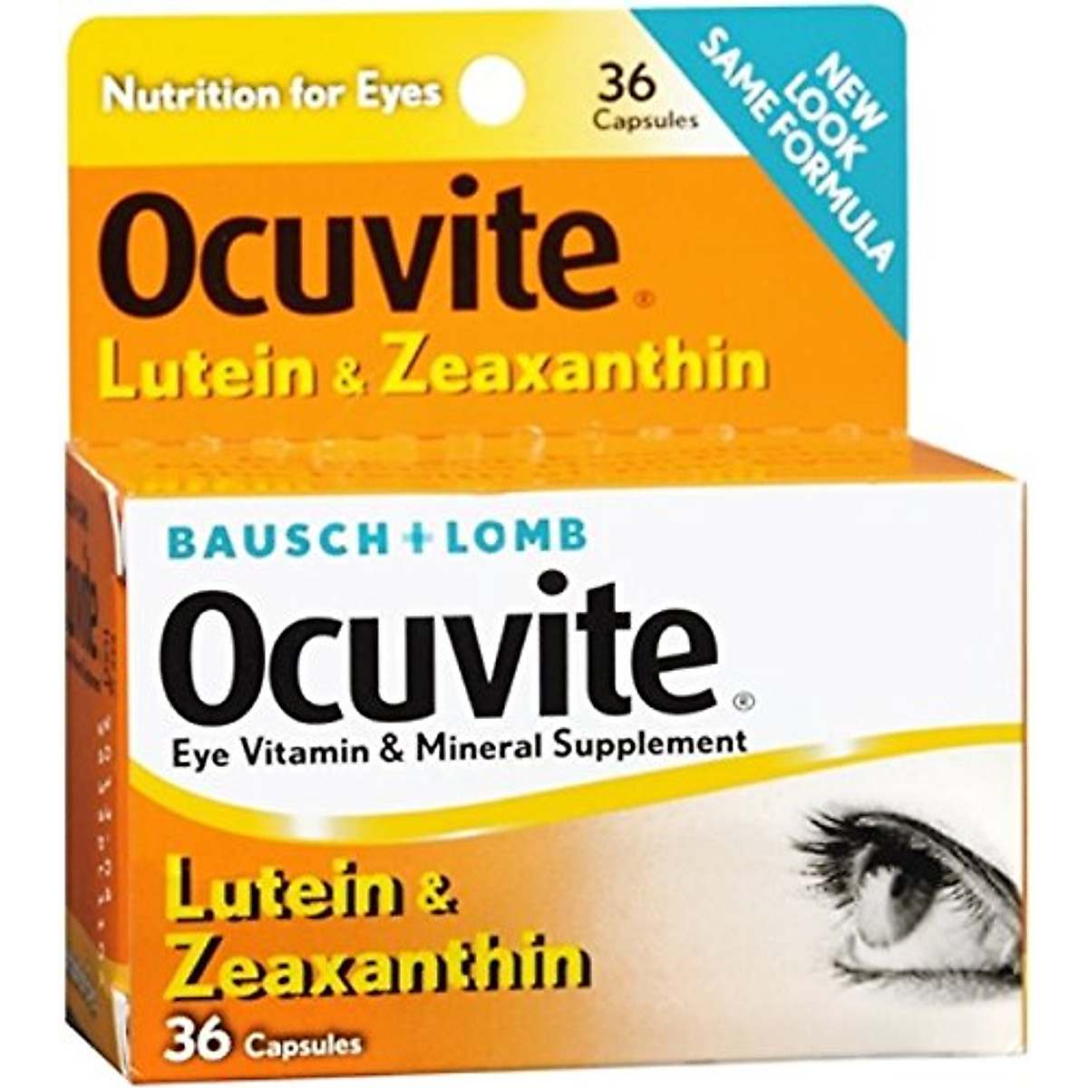 Bausch & Lomb Ocuvite Lutein Capsules 36 Capsules