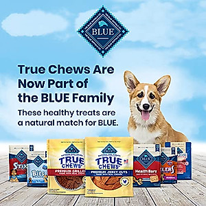 Blue Buffalo True Chews Natural Dog Treats, Pork and Chicken Sausage 14 oz bag