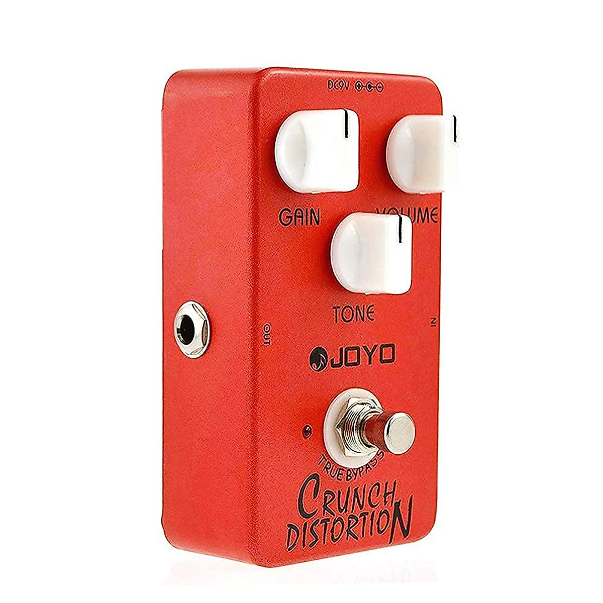 JOYO JF-03 Crunch Distortion Pedal Bundle with DC 9V Pedal Power Supply (800mA -1A) AC Adapter