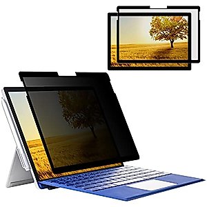 Laptop Privacy Screen Microsoft Surface Pro 7 Plus/7/6/5/4/3 th Gen 12.3 inch,Removable Privacy Screen Filter (for Surface Pro 7+/7/6/5/4 Privacy Screen Protector),-Anti Blue Light/Anti-Glare