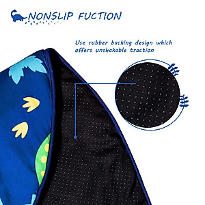 UOMNY Baby Rug Dinosaur Infant Floor Playmat Tummy Time Mat Area Rug Non Slip Baby Round Play Pad Crawling Mat Game Blanket for Children Toddlers Bedroom 47 inch