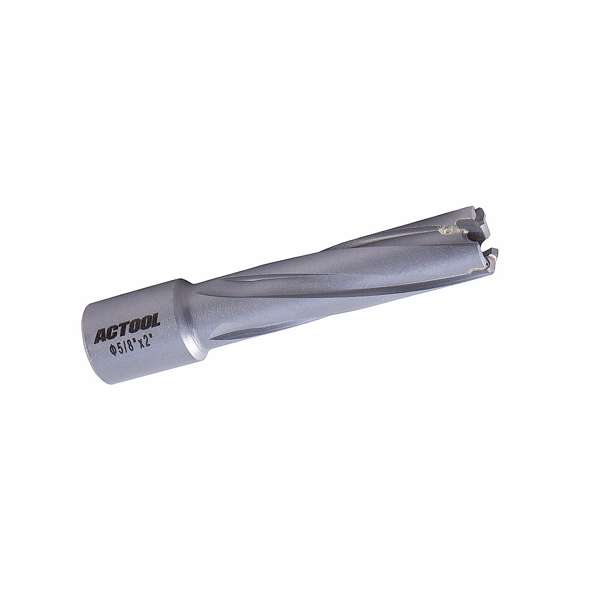 ACTOOL 5/8'' Diameter x 2'' Depth of Cut Carbide Tipped TCT ANNULAR Cutter with 3/4'' Weldon Shank