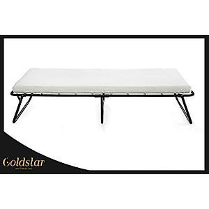 Guest Folding Bed Cot - with Memory Foam Mattress Compact, Portable & Lightweight Folding Bed Frame with Thick Memory Foam Mattress for Spare Bedroom & Office (31 inch)