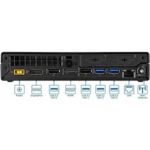 Lenovo ThinkCentre M700 Tiny Desktop, Intel Core i3-6100T Dual-Core 3.2GHz, 4GB DDR4, 128GB Solid State Drive, 802.11ac, Bluetooth, Win10Pro