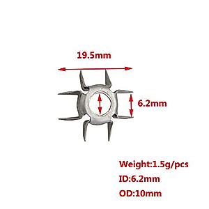 AMEYXGS Small Game Arrow Tips Judo Hunting Broadheads 8 Paw Judo Blunt Tip Archery for Target Tips Accessory Arrowheads (12)