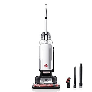 Hoover Complete Performance Corded Vacuum Cleaner, Bagged Vacuum Cleaner, Traps 99% of Dust Matter, Wide Cleaning Path, Includes Pet Upholstery Tool, Powerful Vacuum Cleaners for Home Use