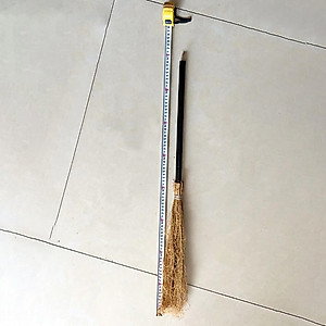 Cabilock Masquerade Witch Broom Wooden Household Model