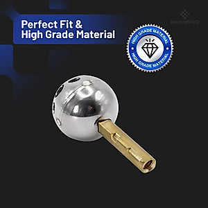 PLBDA02 EvertechPRO fits Delta Faucet Repair Kit Stainless Steel Ball, Tooling Replacement Cam, White Slot Hole and Black Parts, Allen Key, 4 Pcs Seal Kits, 4 Springs, fits Delta