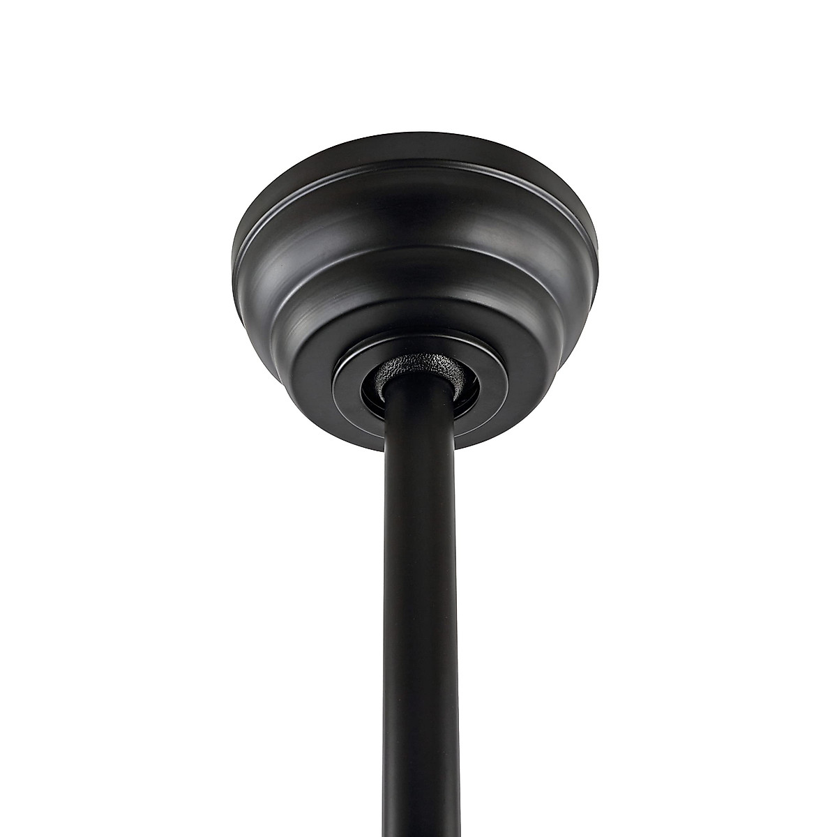 WINGBO 64" Ceiling Fan with Lights and Remote Control, Matte Black Ceiling Fan, 8 Reversible Blades, 6-Speed Noiseless DC Motor, Modern Ceiling Fan for Kitchen Bedroom Living Room, ETL Listed