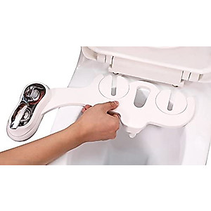 APURE BIDET A123 - Only Cold Water Bidet- Dual nozzles of wash and women wash- Selfcleaning Toilet Bidets (1PC)