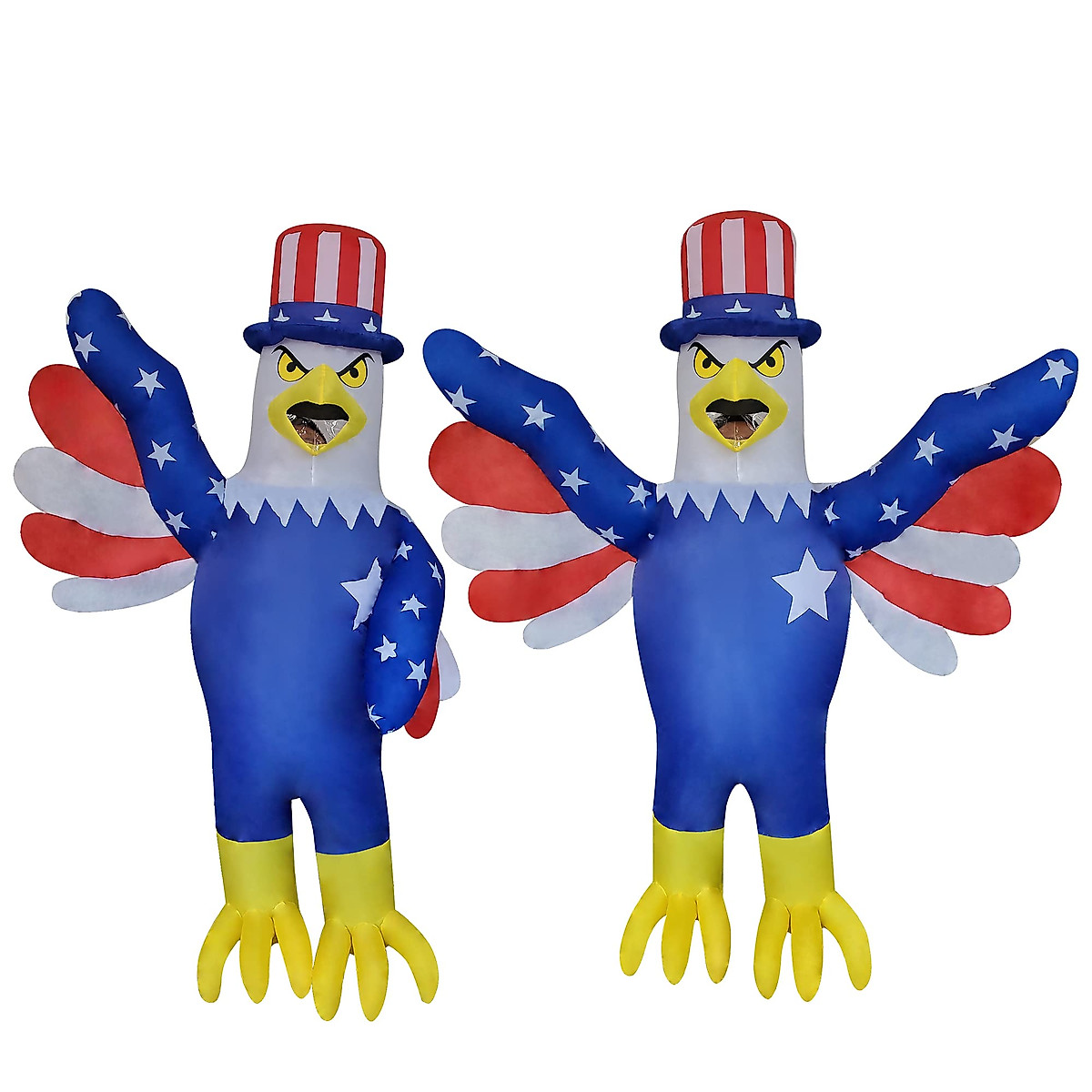 NiSotieb Inflatable Bald Eagle Costume Independence Day Blow-up Costume for Adult/Halloween/Patriotic Parade
