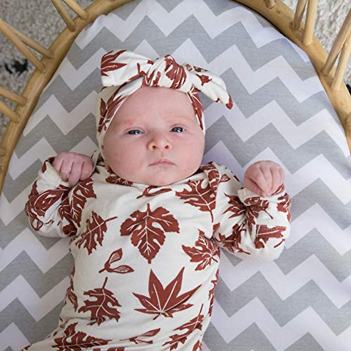 Bassinet Sheets for Baby Girl & Baby Boy | Nursery Bedding Mattress Cover & Changing Pad Cover | Universal Size Fitted Sheet for Bassinet for Baby & Mattress Pad | Ultra-Soft Cotton Fabric 2-Pack Set