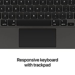 Apple Magic Keyboard for iPad Pro 11-inch (4th, 3rd, 2nd and 1st Generation) and iPad Air (5th and 4th Generation) - US English - Black