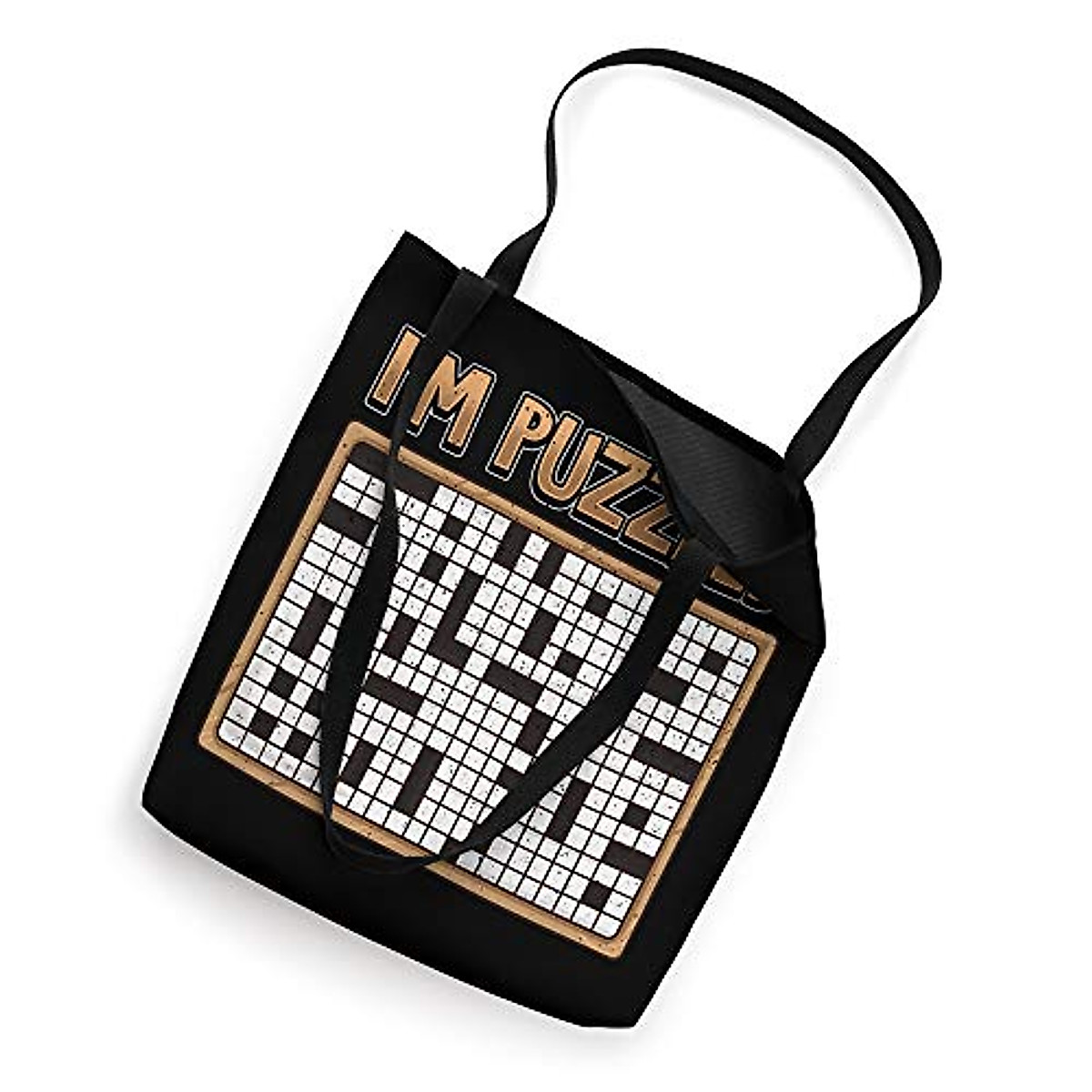 Funny Crossword Puzzle I'm Puzzled Love Crossword Puzzle Tote Bag