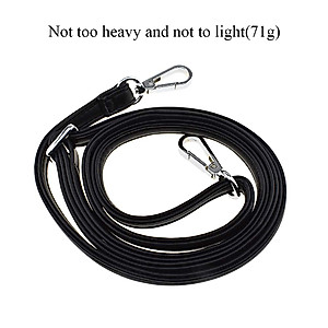 HAHIYO Adjustable Smooth Black Leather Purse Chain Strap Length 31.5-55.1 Inch Silver Hardware for Shoulder Cross Body Sling Purse Replacement Comfortable 0.47 Inch Wide 4.7mm Extra Thick 1 Pack