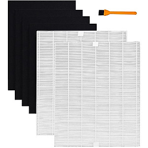 Hongfa AP-1512HH Mighty Air Purifier Filters for Coway AP-1512HH AP-1512HH-FP, 2 Packs True HEPA 3304899 Filters with 4 Carbon Filters for Coway Airmega AP-1512hh Air Purifier