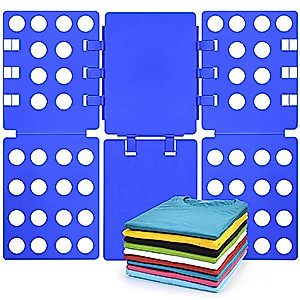 Shirt Folding Board Tshirt Folding Board t Shirt Folder Clothes Folding Board Plastic Laundry Folder Home Storage Tool for Adults and Children, Blue
