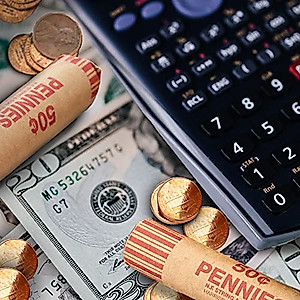 Bazic 5011 Penny Coin Wrappers, 36 Per Pack