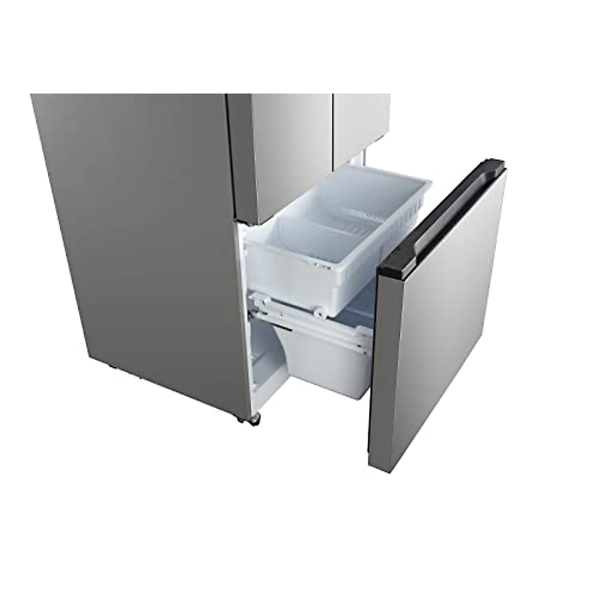 Hamilton Beach HBF1770 French Door Counter Depth Refrigerator with Freezer Drawer, 17.7 cu ft, Stainless Steel (Full Size)