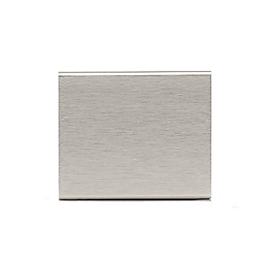 Richelieu Hardware BP989833170 Lincoln Collection 1 5/16-inch (33 mm) Center-to-Center Stainless Steel Modern Cabinet and Drawer Edge Pull Handle for Kitchen, Bathroom, and Furniture