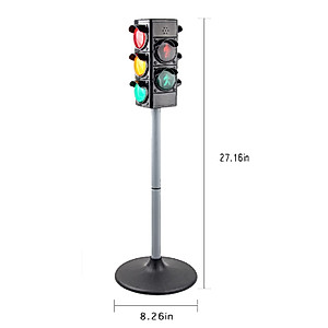ARTFILIF Simulation Traffic Light Toys Traffic Signal Model Children Traffic Light Toys Children's Educational Toys (A)