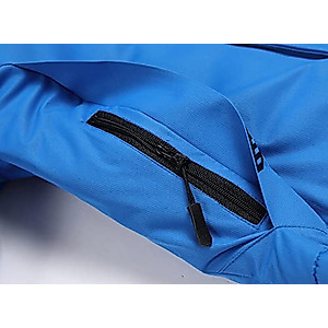 Keevoom Winter Coat for Boys 10-12,Children's Fleece Lined Warm Outdoor Ski Jacket Waterproof Windproof Raincoat Hooded