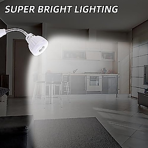 Rlawtdor Brighten Up Your Space with Our Energy-Saving LED Bulbs - Motion Sensor Night Light with Infrared Sensor, 5W, AC 85-265V, PIR Motion Detector, Plug-in (White Light, Plug)