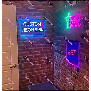wedding decor custom bar signs home decor happy gamer LED Fine Cigars Shop Smoking Room Man Cave Dual Color Led Red Yellow Lamp Neon Like Signs For Wall Decor