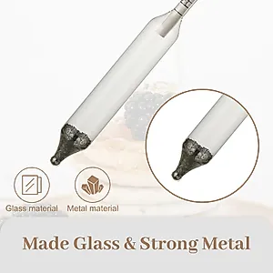 Maple Syrup Hydrometer, Baume and Brix Scale, Maple Syrup Density Kit Syrup Hydrometer for Measure Sugar and Moisture Content (Density) of Boiled Sap